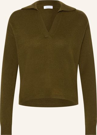 Darling Harbour Darling Harbour Strick-Poloshirt Aus Cashmere gruen