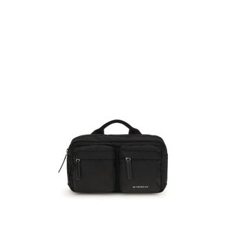 Givenchy Schwarze Polyamid Schultertasche
