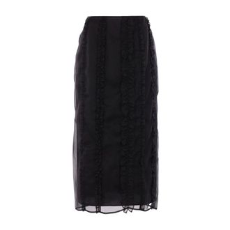 Cecilie Bahnsen Damen, R&ouml;cke, Schwarzk, 2XSGr&ouml;&szlig;e