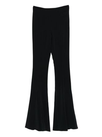 Amen Womens High-Waist Trousers Black Viscose