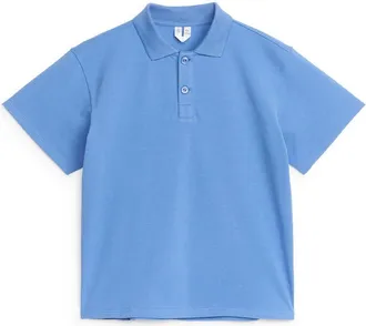 Arket Pikee-Poloshirt -Blau