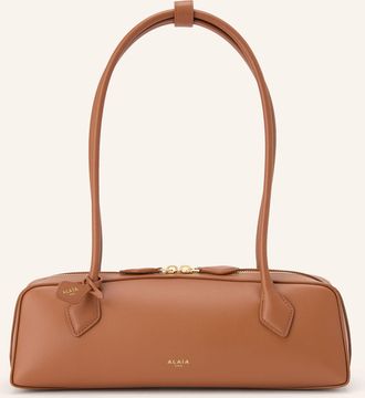 Alaia Ala&iuml;a Schultertasche Le Teckel Medium braun