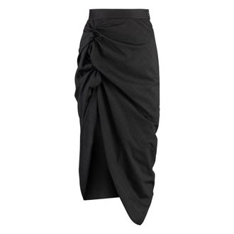 Vivienne Westwood Femme, Jupes, Gris, Taille: 36 FR Side Panther Skirt