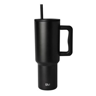 Simple Modern Gobelet Thermique avec Poign&eacute;e et Paille | Bouteille dEau Isol&eacute;e en Acier Inoxydable | Vaso de viaje para caf&eacute; helado | Trek Collection | 1180ml | Mid