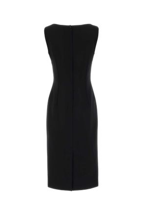 Dolce & Gabbana Virgin Wool Dress - Black