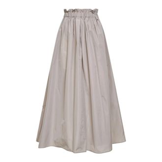 Herno Maxi-Rock mit Falten - - Skirts - Damen - Grau - M