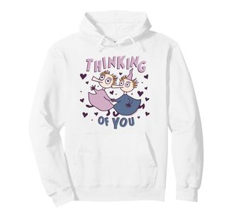 Moomin Thingumy und Bob Denken an Dich Love Hearts Pullover Hoodie