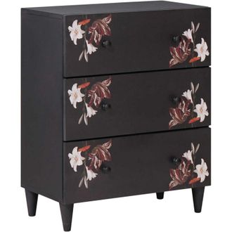 vidaXL Stauraumschr&auml;nke Mehrfarbig 60 x 33,5 x 75 cm Massivholz Mango vidaXL