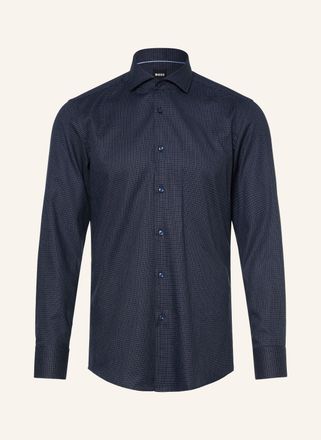 HUGO BOSS Hemd Hank Slim Fit blau
