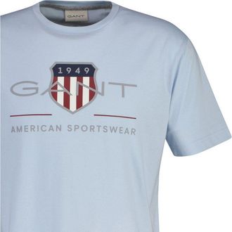 GANT T-Shirt Herren T-Shirt 1er Pack Baumwolle (Packung, 1er Pack)