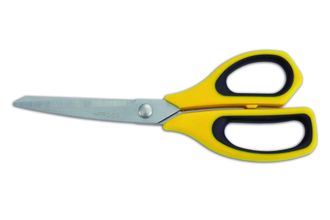 Arcos K&uuml;chenschere aus Edelstahl - Professionelle K&uuml;chenschere zum Schneiden aller Arten von Lebensmitteln - Griff aus Polypropylen, Klinge 240 mm - Gelb un
