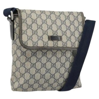 Gucci Sac bandouli&egrave;re vintage Pre-owned - Femme - Pre-owned - Bleu - Taille: ONE Size