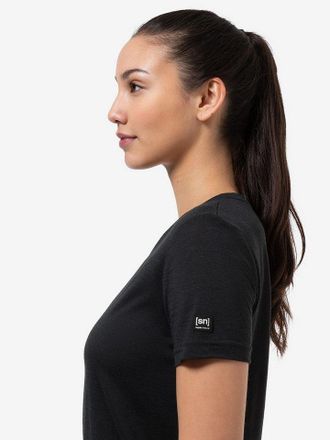 super.natural T-Shirt f&uuml;r Damen, Merino THE ESSENTIAL atmungsaktiv, casual