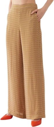 Michael Kors Femme, Pantalons, Multicolore, Taille: 42 FR Wide Pantalons