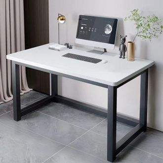 Generic Home Office Schreibtische Stabiler PC Tisch Bürotisch Schreibtisch mit robustem Metallgestell moderner Schreibtisch im schlichten Stil for das Homeoff