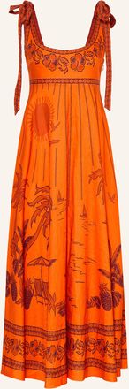 Alemais Al&eacute;mais Leinenkleid orange