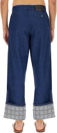 J.W.Anderson Workwear Cotton Jeans - Blue
