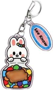 Generic stray-kids Porte-cl&eacute;s SK-ZOO porte-cl&eacute;s dessin anim&eacute; porte-cl&eacute;s acrylique KREYRING sk-z porte-cl&eacute;s KARMA Stay, Lee Know, 5.5cm