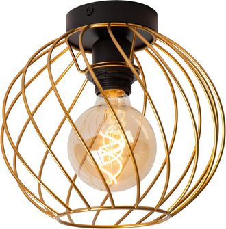 Lucide DANZA - Deckenleuchte - Ø 25 cm - 1xE27 - Mattes Gold/Messing