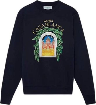 Casablanca Homme, Sweatshirts et sweats &agrave; capuche, Bleu, Taille: L Sweat