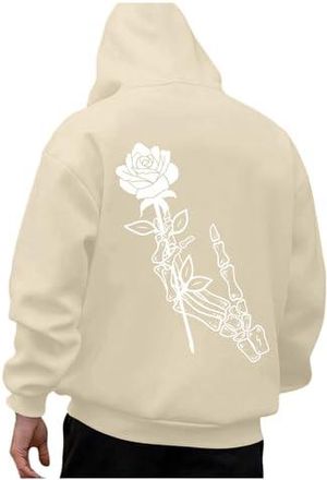 Generic Sweat a Capuche Homme Sweatshirt Hooded Sweats &agrave; Capuche Homme avec Impression 3D Digitale, Pull &agrave; Manches Longues pour Look D&eacute;contract&eacute;