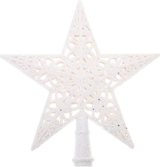 Aboofan Christbaumspitze Weihnachtsbaumspitze Stern Baumkronen Weihnachten Baumspitze 20cm Weihnachtsspitzen Weihnachtsbaum Stern Topper Christbaum Spitze f&uuml;r