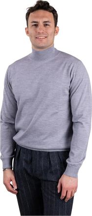 Daniele Fiesoli Homme, Pulls, Violet, Taille: L Pull &agrave; col roul&eacute;