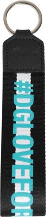 Dolce & Gabbana Homme, Accessoires, Multicolore, Taille: ONE Size Porte-Cl&eacute;s Multicolore avec Logo en Laiton