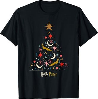 Harry Potter Weihnachten Harry Potter Icon Christmas Tree T-Shirt
