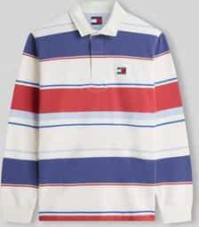 Tommy Jeans Regular Fit Rugbyshirt aus reiner Baumwolle