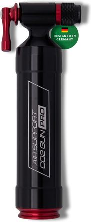 CONTEC CO2-Kartuschenpumpe Air Support CO2 Gun, 8,3 bar, 120 psi, passend für AV/SV, Luftpumpe für Fahrräder, Aluminium, MTB Zubehör, Fahrrad Gadget