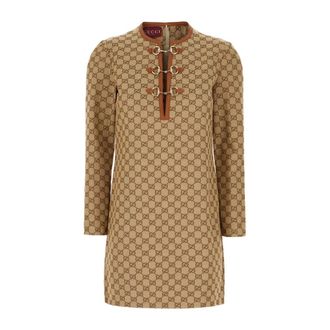 Gucci Damen, Kleider, Beige, XSGröße