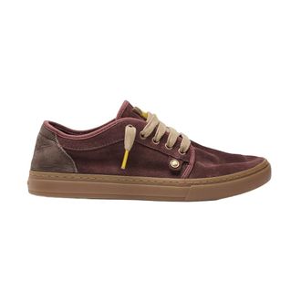 Satorisan Heisei Suede - Casual Sneaker Herren und Damen - Vintage Leder Sportschuhe Bequem, Nachhaltig und Dauerhaft - Farbe Garnet - Gr&ouml;&szlig;e 44