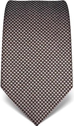 Vincenzo Boretti Cravate homme, pure soie, haute densité de tissage, anti-tâches, anti-salissures, hydrofuge, longue, accessoire pour la chemise et costume - motif pie