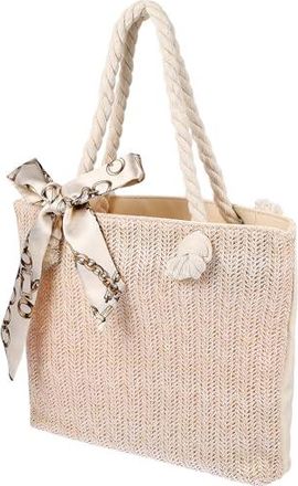 IFUNDOM Sac Main Paille Rotin Capacit&eacute; Importante Sac Tiss&eacute; &Eacute;paule Femme Cabas Rotin Femme Pratique et &Eacute;l&eacute;gant Rangement Organis&eacute; Au Quotidien