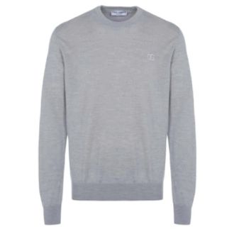 Dolce & Gabbana Herren Pullover & Strickjacke in Unifarben - - Knitwear - Herren - Grau - S