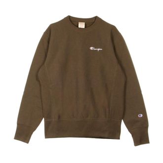 Champion Dunkelroter Crewneck Sweatshirt - - Sweatshirts & Hoodies - Herren - Rot - S