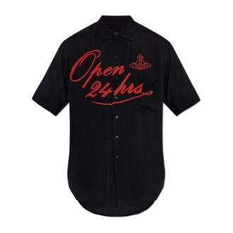 Vivienne Westwood Homme, Chemises, Noir, Taille: M Casual Chemises