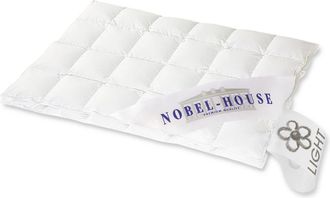 HANSKRUCHEN Nobel House Luxus Daunendecke, Leicht, 90% Daunen / 10% Federchen, 200 x 220 cm