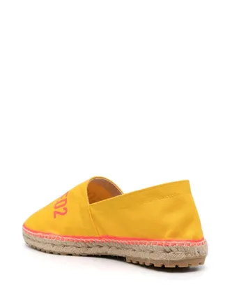 Dsquared2 Womens Logo-Print Espadrilles Ss23 M