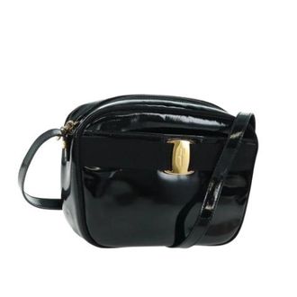 Ferragamo Pre-owned Leder-Umh&auml;ngetasche - - Pre-owned - Damen - Schwarzk - ONE SIZE