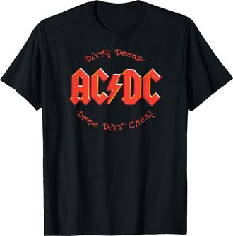 AC/DC Dirty Deeds Done Spottbilliger Drehbuchtext T-Shirt