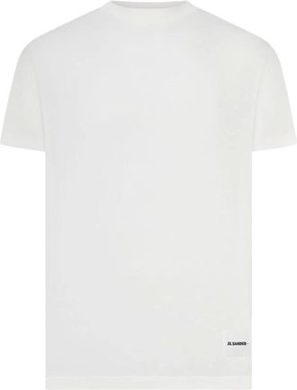 Jil Sander Homme, Tops, Blanc, Taille: S Jil Sander T-shirts et polos MultiColour