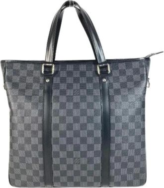 Louis Vuitton unisex, Pre-owned, Noir, Taille: ONE Size Sac fourre-tout vintage Pre-owned