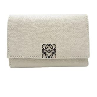 Loewe unisex, Pre-owned, Blanc, Taille: ONE Size Portefeuille en cuir Pre-owned