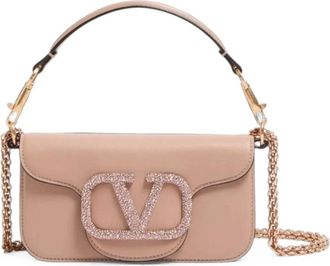 Valentino Garavani Loc&ograve; Small Shoulder Bag With Jewel