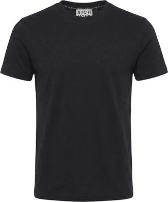 John Richmond Homme, Tops, Noir, Taille: XL T-Shirt Basic