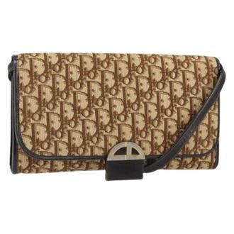 Dior Pre-owned Vintage Trotter Canvas Schultertasche - - Pre-owned - Damen - Beige - ONE SIZE