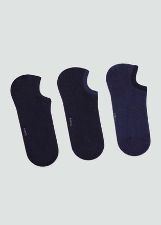 Mango 3er-Pack Sneakersocken marineblau - Herren - 40-42 - MANGO MAN