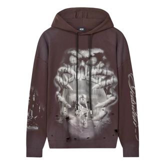 GCDS Gcds, Homme, Sweatshirts et sweats &agrave; capuche, Brun, Taille: XL SweaT-shirts &agrave; capuche